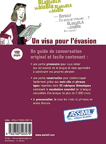 Arabe Libanais de Poche - Lebanese Arabic phrasebook for French speakers (Arabic Edition)
