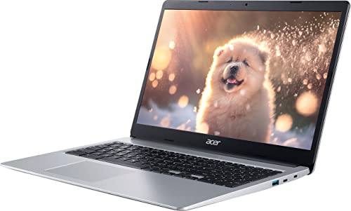acer Chromebook 315 15.6 Inch FHD Touchscreen Laptop for College Students, School, Intel Celeron N4020, 4GB DDR4 RAM, 64GB eMMC, Chrome OS, LED Backlit Touch Display, Silver, PCM