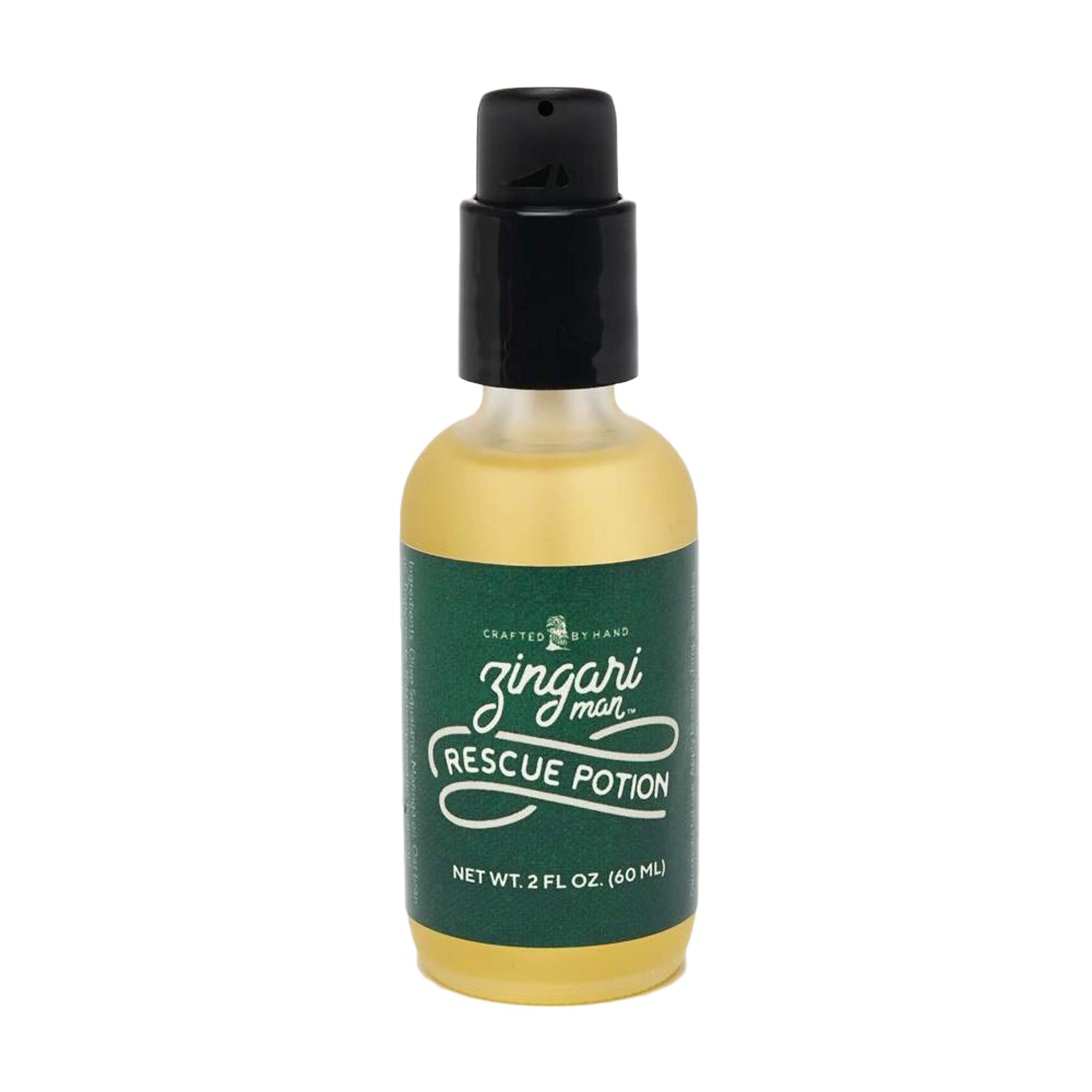Zingari Man Rescue Potion –– Hydrating and Moisturizing After Shaving Splash for Dry and Irritated Skin – Soothing Skin Care Treatment for Men - Suitable for Sensitive Skin, 2 fl oz
