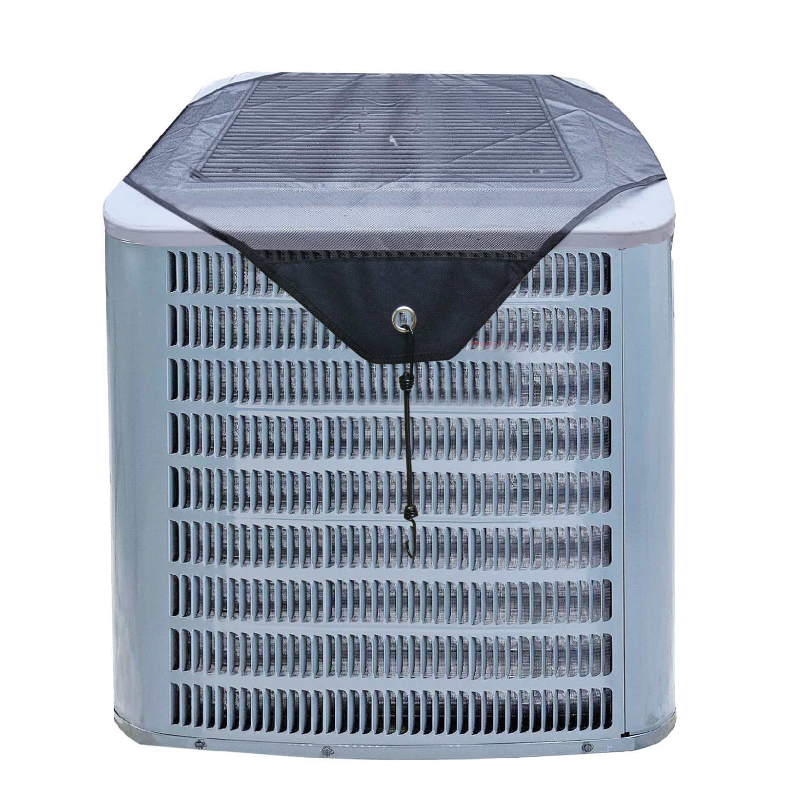 Air Conditioner Covers for Outside Units Central Top Universal Mesh Outdoor AC Unit Defender Heat Pump Conditioning Cover (32 x 32 inch), Black