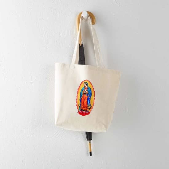 CafePress Virgin Of Guadalupe Tote Bag Natural Canvas Tote Bag, Reusable Shopping Bag