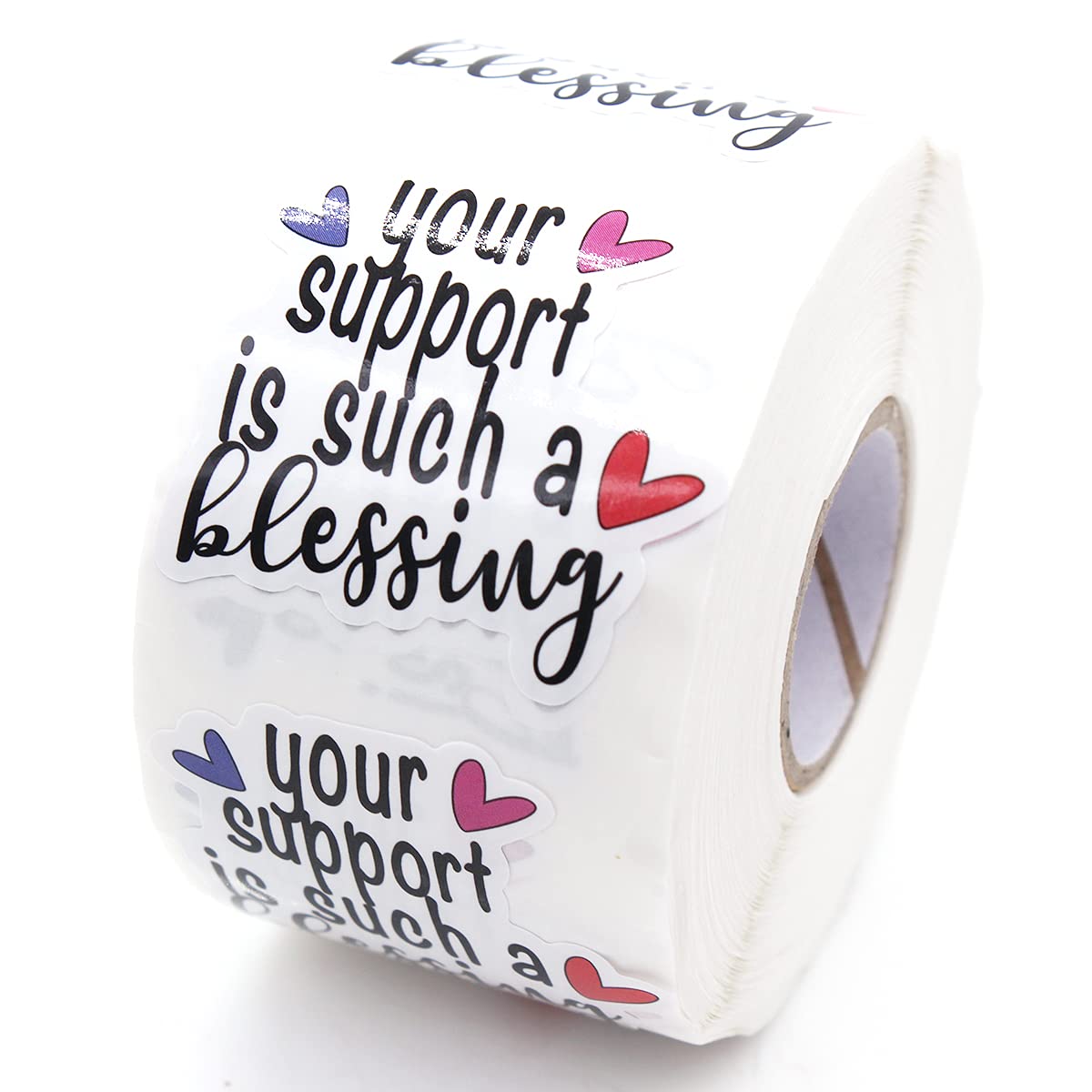 Littlefa Your Support is Such a Blessing Stickers,Thank You for Your Order Stickers Stickers,Thank You Stickers,Thank You for Your Support Stickers for Business Packaging 500 PCS