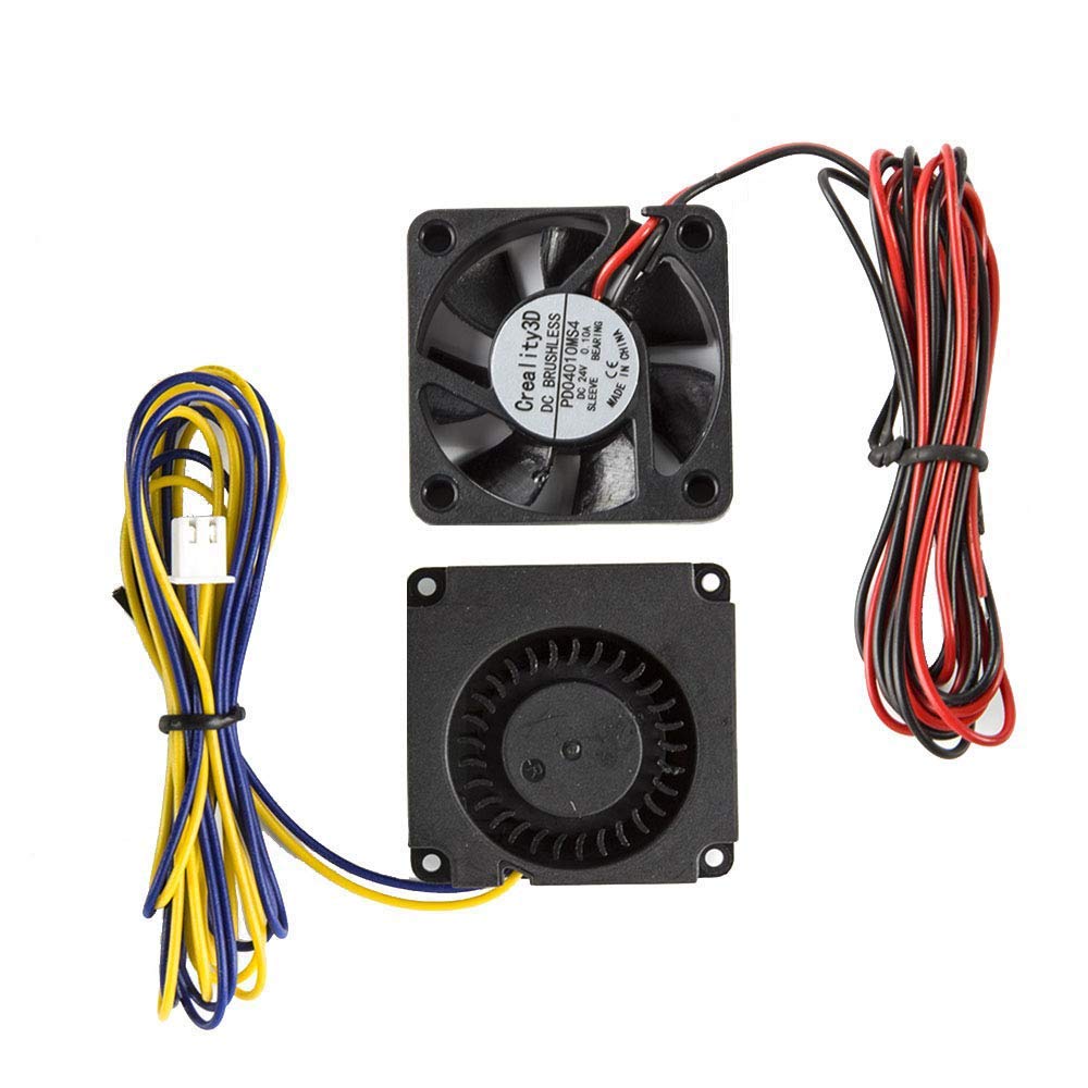 Canadian Local Seller-Mech SolutionsCreality Original 4010 Blower 40x40x10MM 24V DC Cooling Fan and 24V Circle Fan for 3D Printer Parts Ender 3/Ender 3 Pro