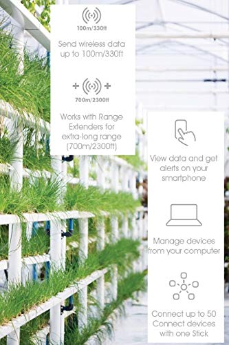 Bluelab CONSTICK2 Connect Stick 2 for Bluelab Connect Devices (Monitor and Controller), Wireless Data Logging Kit for Hydroponic System and Indoor Plant Grow