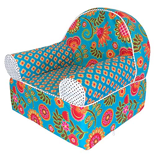 Cotton Tale Designs Gypsy Chair, Turquoise/Red/Orange/Yellow (GPCH)