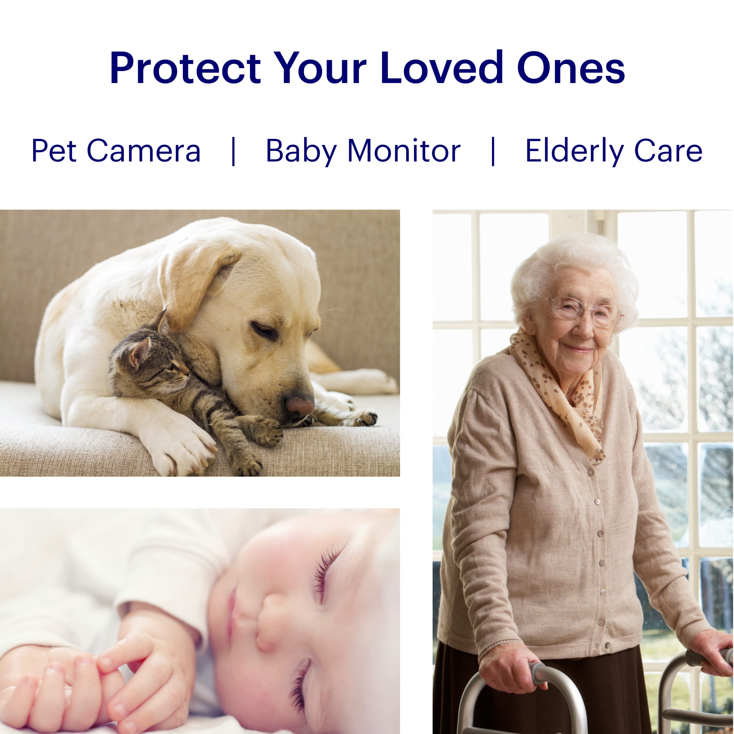 CANARY View: Indoor Security Camera | Home Monitoring, WiFi, Wide-Angle Lens, Motion Alerts, Compatible with Alexa & Google Home, Black