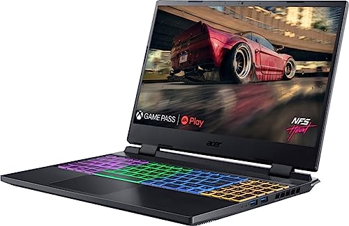 acer Nitro 5 Gaming Laptop | AMD Ryzen 7 6800H Octa-Core CPU | NVIDIA GeForce RTX 3070 Ti Laptop GPU | 15.6" QHD 165Hz IPS | 32GB DDR5 | 1TB Gen 4 SSD | Wi-Fi 6E | RGB Backlit