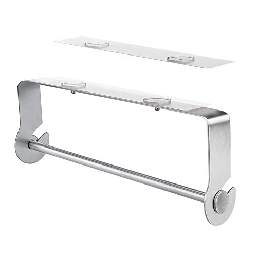 Carry360 Adhesive Paper Towel Holder Under Cabinet Stick on Paper Towel Rack for Kitchen,Bathroom,Toilet, Drill Free, 304 SUS Stainless SteelĀ