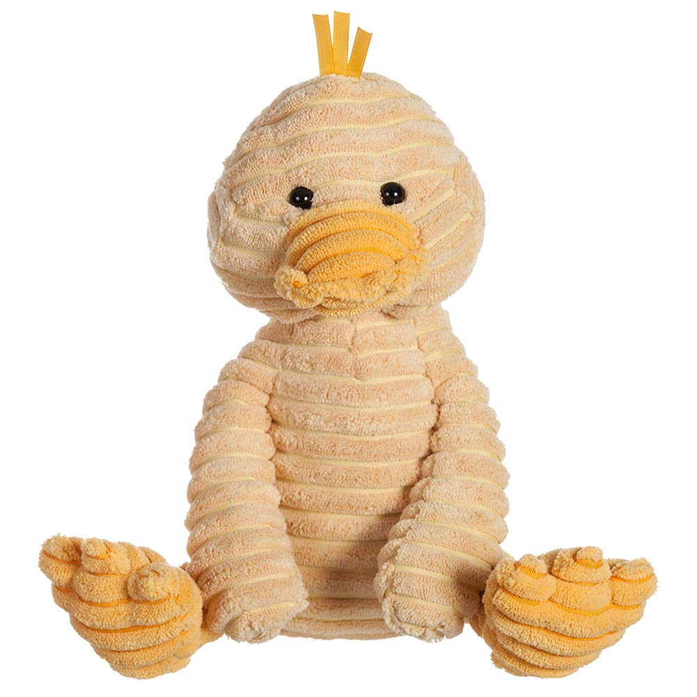 Apricot Lamb Toys Plush Corduroy Duck Stuffed Animal Soft Cuddly Perfect for Child (Corduroy Duck, 8.5 Inches)