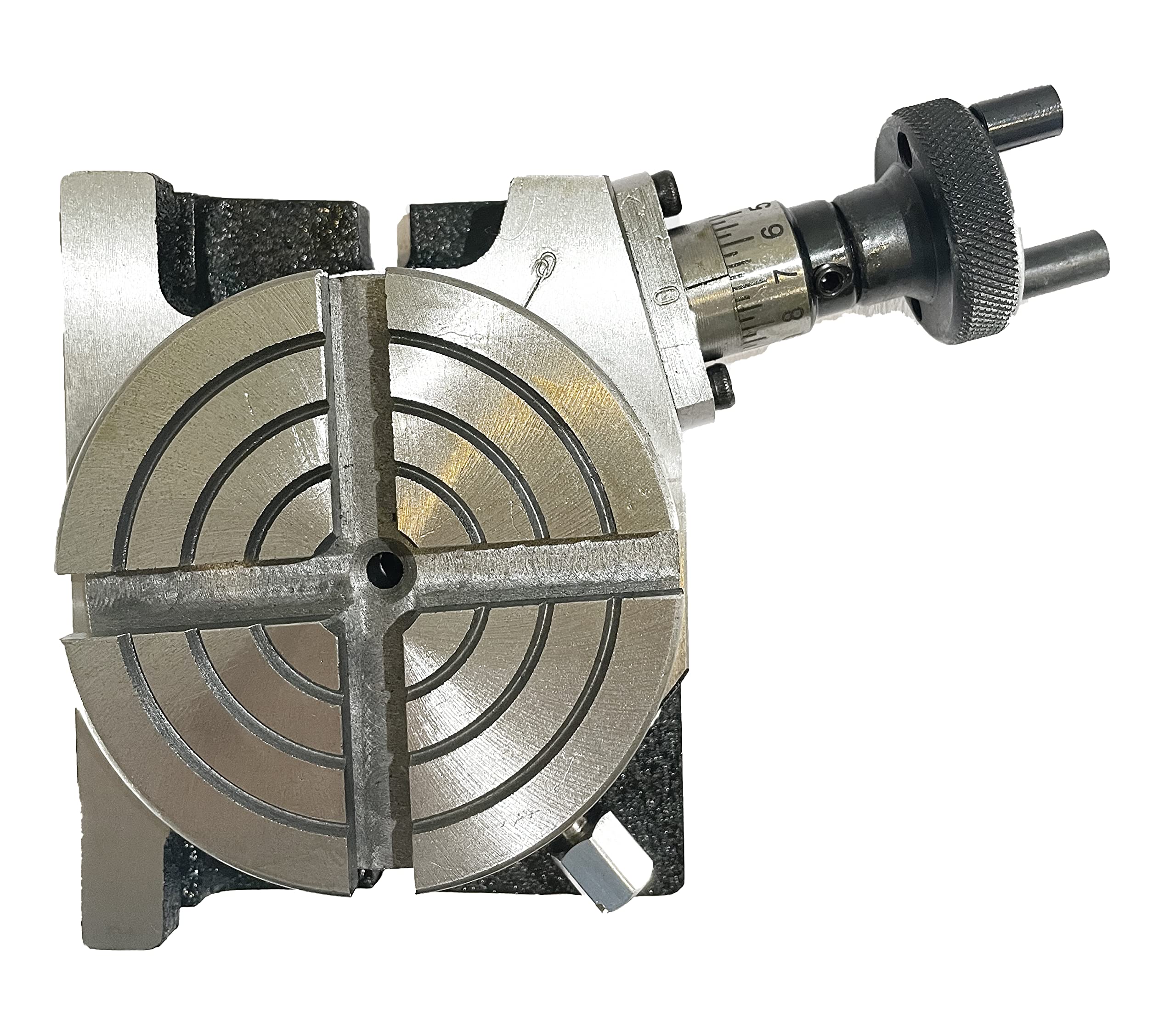 3" inches (75mm) 4 slots Horizontal and Vertical (H/V) Rotary Table for Milling Engineering Tools