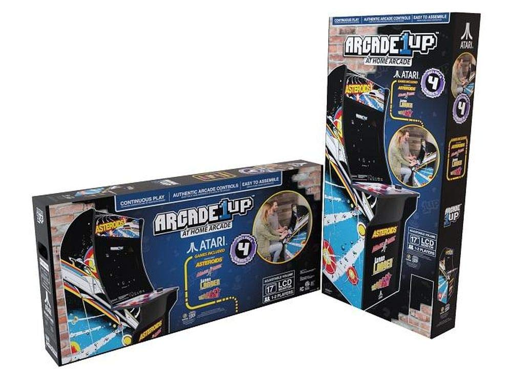 ARCADE1UP Classic Cabinet Home Arcade, 4ft (Asteroids)