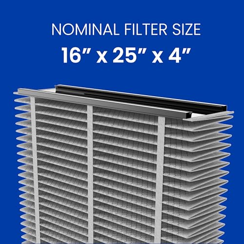 AprilAire 413CBN Replacement Filter for AprilAire Whole House Air Purifiers - MERV 13 with Carbon, Healthy Home Allergy + Odor Reduction, 16x25x4 Air Filter (Pack of 2)