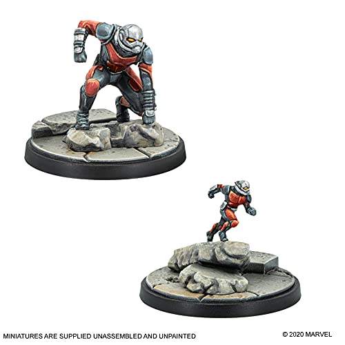 Marvel Crisis Protocol Ant-Man and Wasp CHARACTER PACK | Miniatures Battle Game | Strategy Game for Adults and Teens | Ages 14+ | 2 Players | Avg. Playtime 90 Minutes | Made by Atomic Mass Games