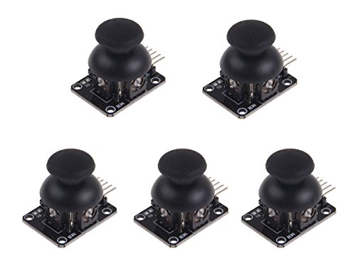 ARCELI 5PCS PS2 Joystick Game Controller XY Dual-axis Joystick Breakout Module Compatible with Arduino