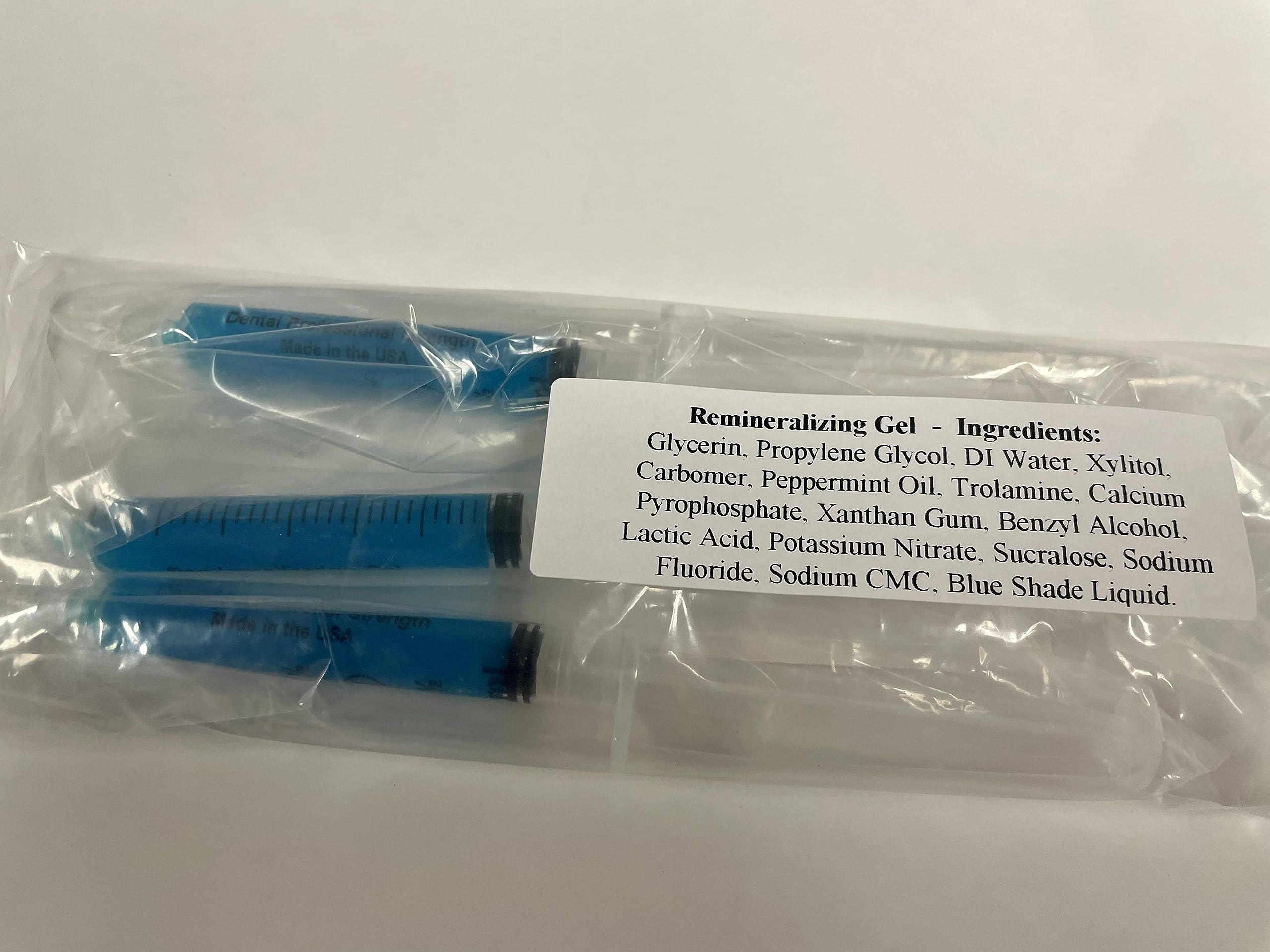 Remineralization Gel Reduces Teeth Sensitivity and Remineralizing After Teeth Whitening Treatment (3, 3ml)