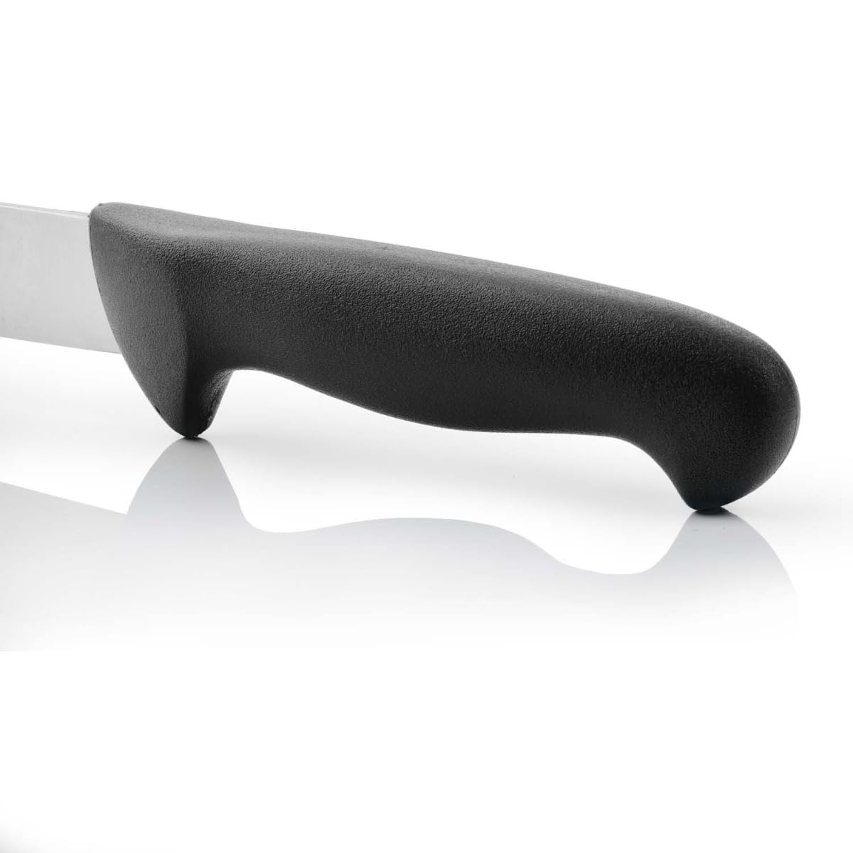 ARCOS Skinning Knife 7 Inch Nitrum Stainless Steel and 190 mm blade. Ergonomic Polypropylene Handle. Series 2900. Features different handle colors to make it easier for each food group. Color Black.