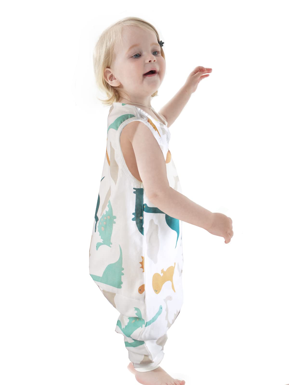 ililmmoe Baby Sleep Sack with Feet Muslin Original Cotton Sleeping Bag Wearable Blankets Non Sleeves 6months-4Y