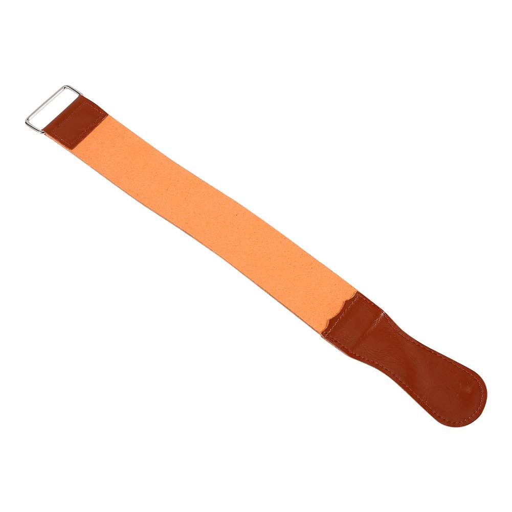 Barber Strop Leather, Leather Strop for Straight Sharpening and Smooth, Sharpening Strap,8.5" Straight Strops Cow Leather Sharpening Strap Straight Leather Strop