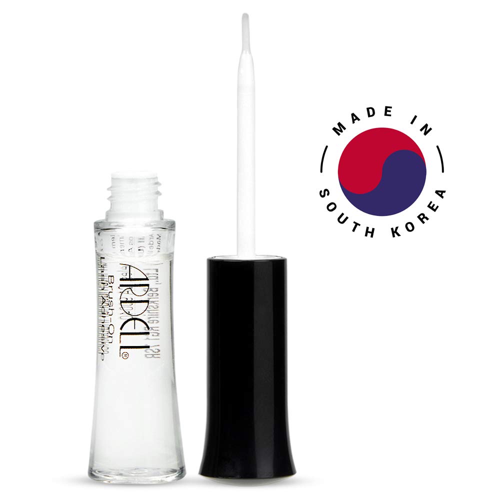 Ardell Brush On Strip Lash Adhesive, Clear Lash Glue for Strip Lashes, Quick-Drying, Waterproof, Latex-Free, 5ml