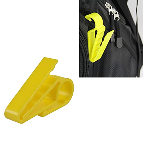 2 Pack Yellow Grip Holder Golfer Clip Flexibility Golf Course Minder AttachesPutter to Boats,BBQ Grills for Golfers,Golf Bag and Golf Carts
