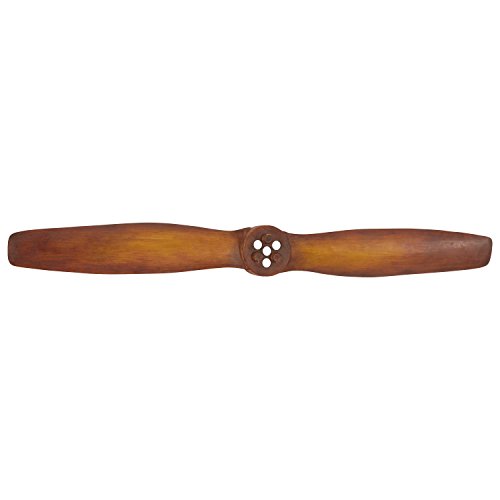 Amazon Brand β Stone & Beam Vintage Airplane Propeller, 46.5"W, Brown