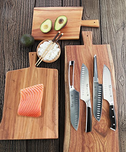Cangshan N Series 59113 German Steel Forged Santoku Knife, 7-Inch