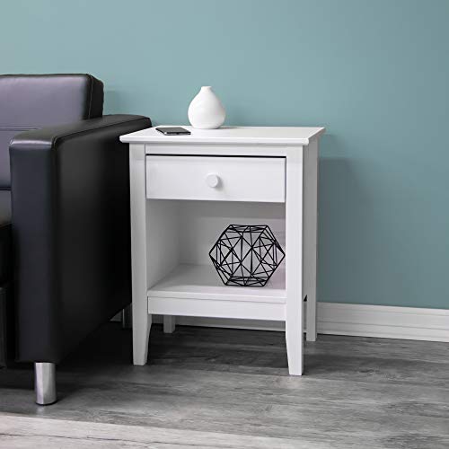 Adeptus Easy Pieces Nightstand, White