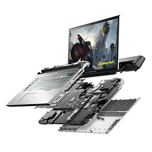 Alienware Area 51M Gaming Laptop, 17.3" 300hz 3ms FHD Display, Intel Core i7-10700K, Nvidia GeForce RTX 2070 Super 8GB GDDR6, 1TB SSD, 16GB RAM, Lunar Light (AWARR2-7323WHT-PUS)