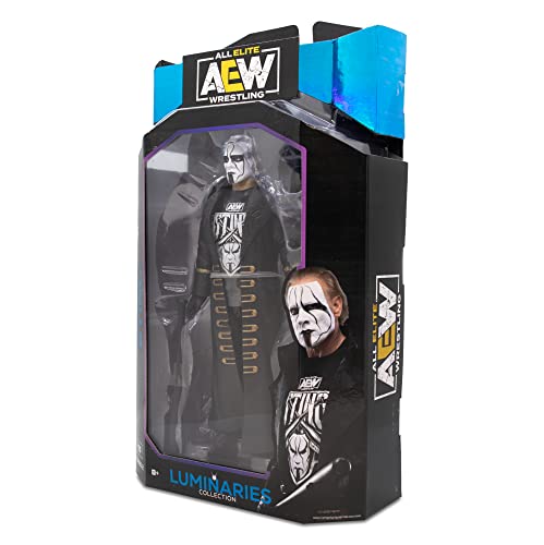 All Elite Wrestling - 6-Inch Sting Figure with Accessories - AEW Unmatched Collection Series 2 - Luminaries