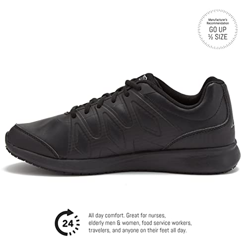 Avia Avi-Skill Non Slip Shoes for Men – Men's Work & Safety Footwear - Black, 10.5 Medium