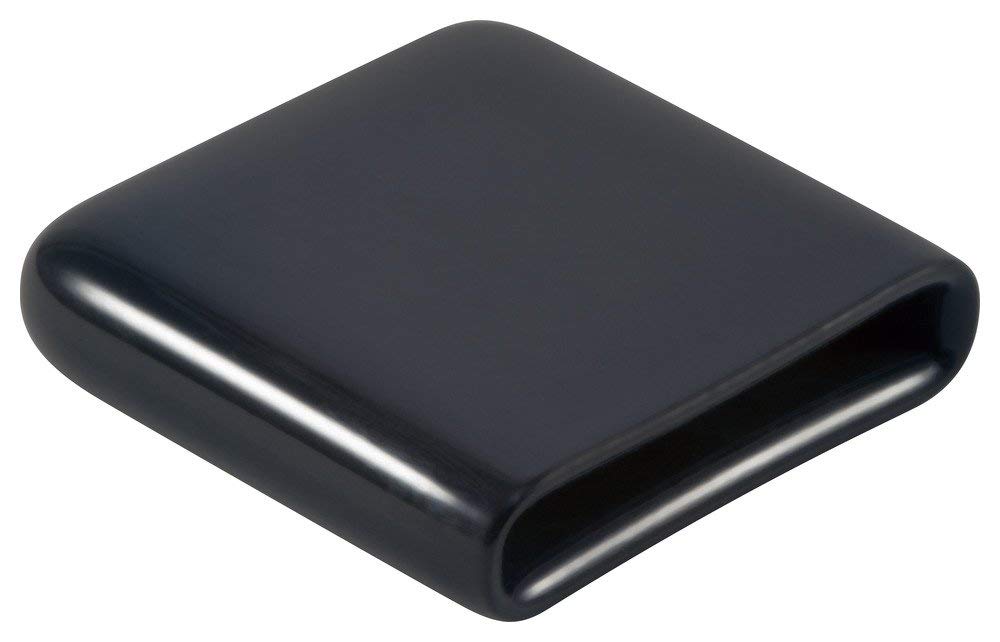 Caplugs VRF-250X1250-16 VRF Series â Vinyl Rectangular Finishing Cap with Flat End Grip, 200 Pack, Black Plastic Caps, 1.000" L x 1.250" W Handle Grips, Paint Shields, End Caps, ESD Covers