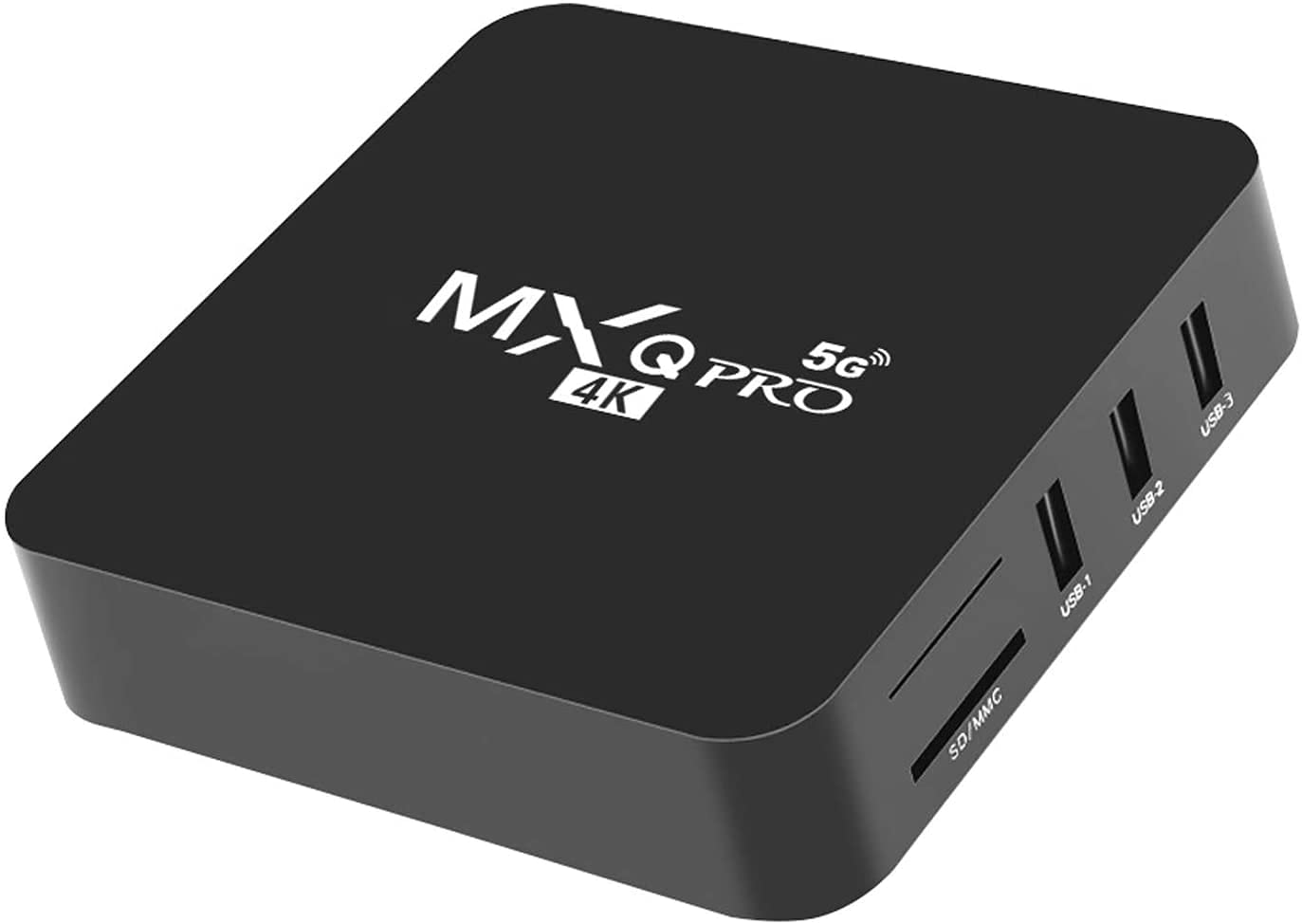 MXQ Pro 5G with Air Mouse & Voice Control 2024 Upgraded Android 13.1 Version Ram 2GB ROM 16GB TV Box H.265 HD 3D Dual WiFi 2.4G/5.8G Quad Core Android Smart TV Box