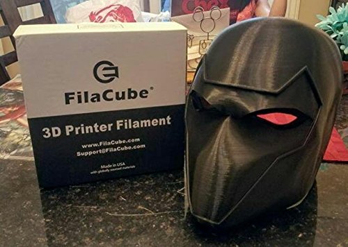 2 Rolls of Black PLA 1.75 Filament - FilaCube PLA 2 1.75mm 3D Printer Filament Plastic Supply Compatible with FDM Printing Ender monoprice prusa cr 10 10s anet creality anycubic anet makerbot
