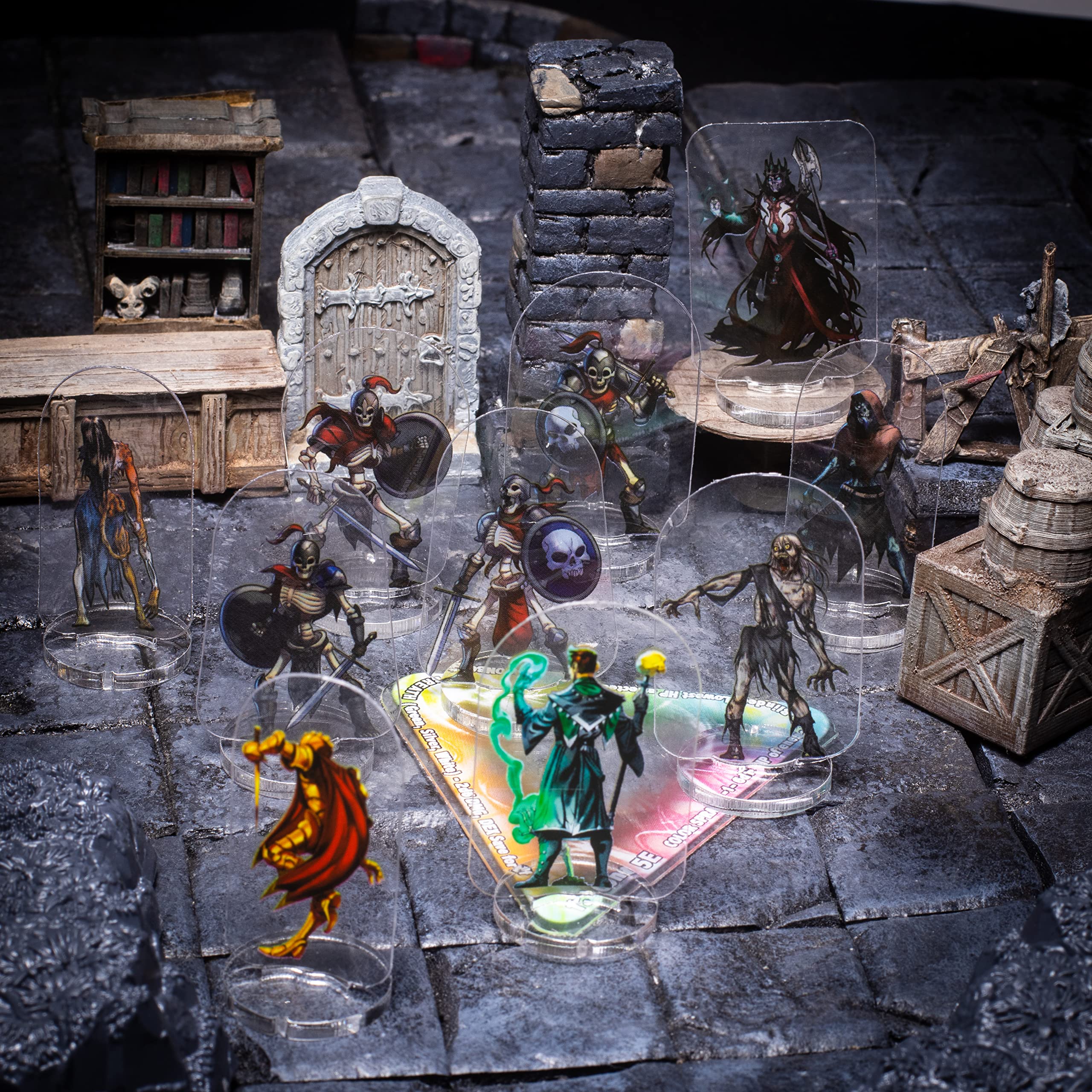Arcknight Flat Plastic Miniatures (Last Parsec Explorers Horde)