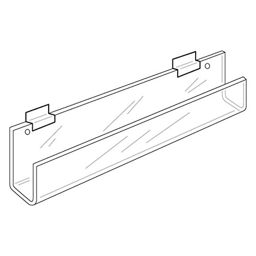 24" Slatwall Greeting Card Displays, Open Ends, Tilt, 62666