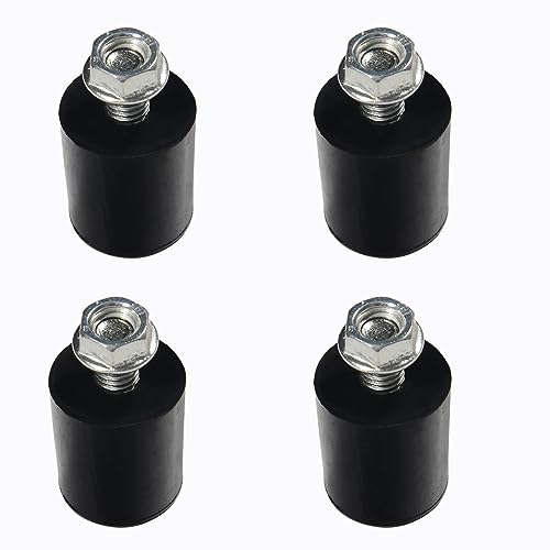 4 pack Adjustable screw-on Rubber feet for tabletop griddle units,Short Stabilizing Foot fit for blackstone 17 and 22 inch griddle(4 pcs)