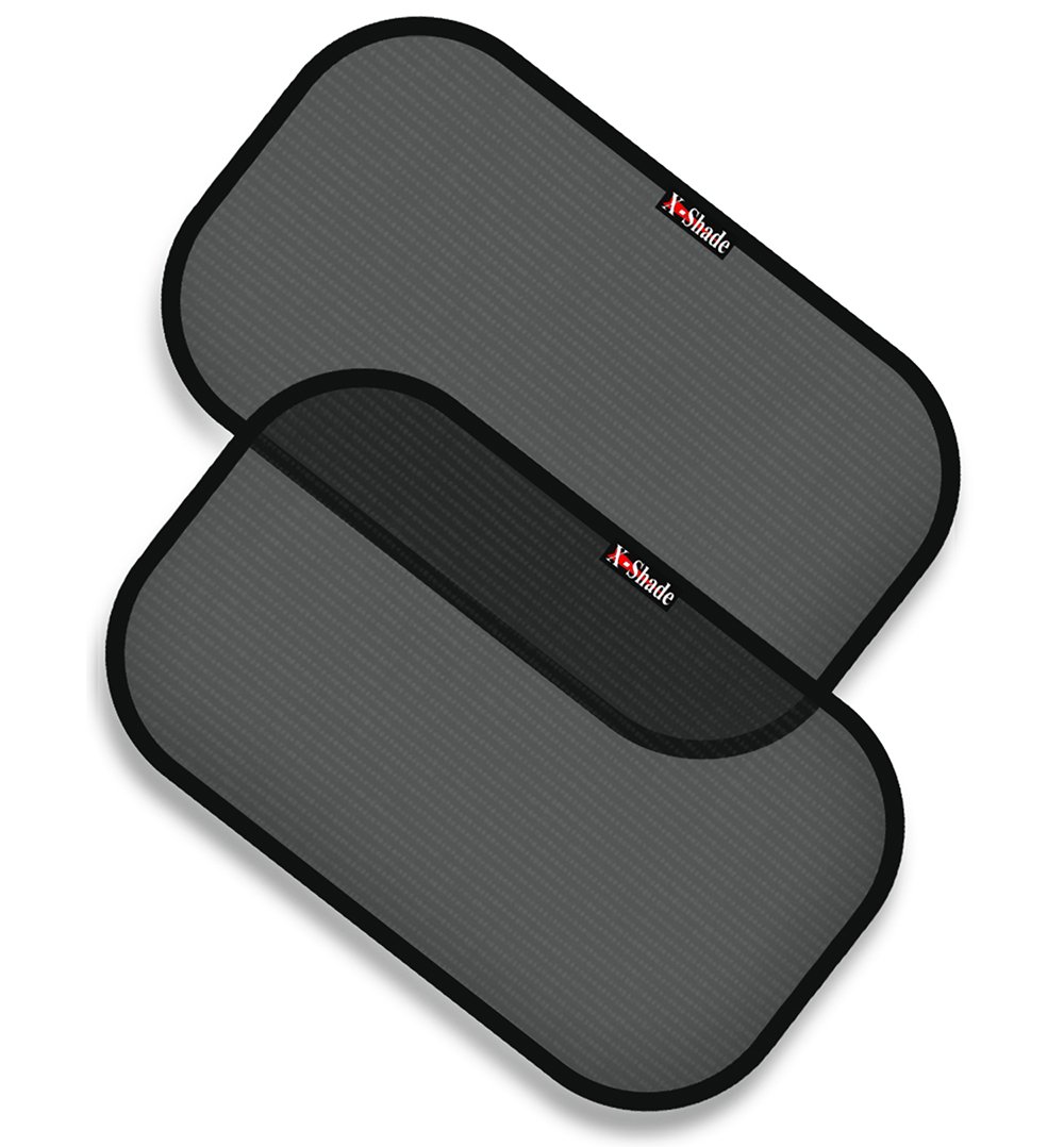 Car Window Shade Sun Screen Keeps Interior Cooler to Protect Baby, Infants & Kids 2 Pcs. With Non-Slip Pad