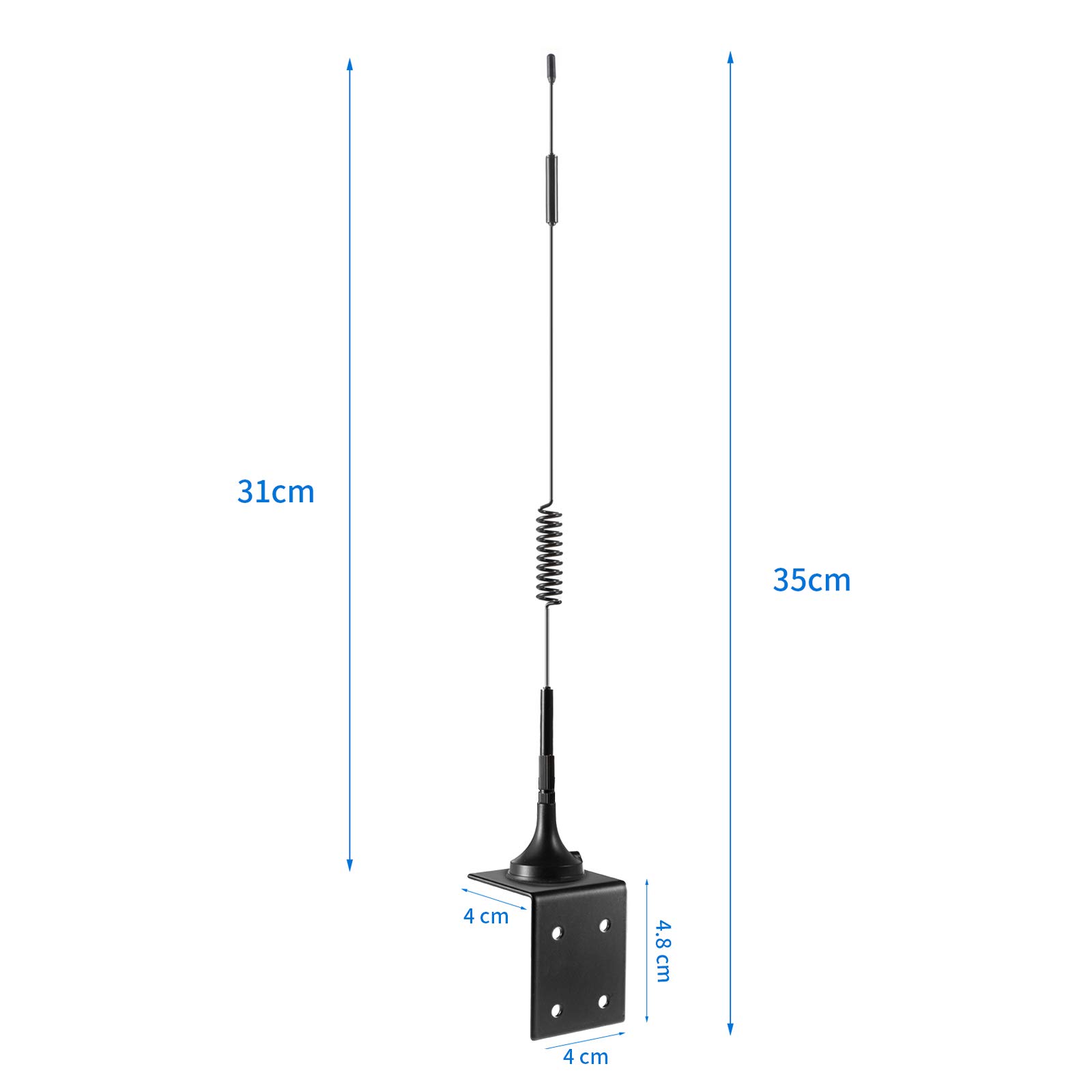 High Gain Long Range 4G LTE Outdoor Cellular 9dBi Magnetic Base Antenna Compatible with Spypoint Link Micro EVO Solar Hunting Wildlife Game Trail Cameras Mobile Security Cameraļ¼Pack of 2ļ¼, Eifagur