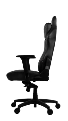 Arozzi - Vernazza Premium PU Leather Ergonomic Gaming/Office Chair with High Backrest, Recliner, Swivel, Tilt, Rocker, Adjustable Height & Adjustable Lumbar & Neck Support - Black - Red Accents