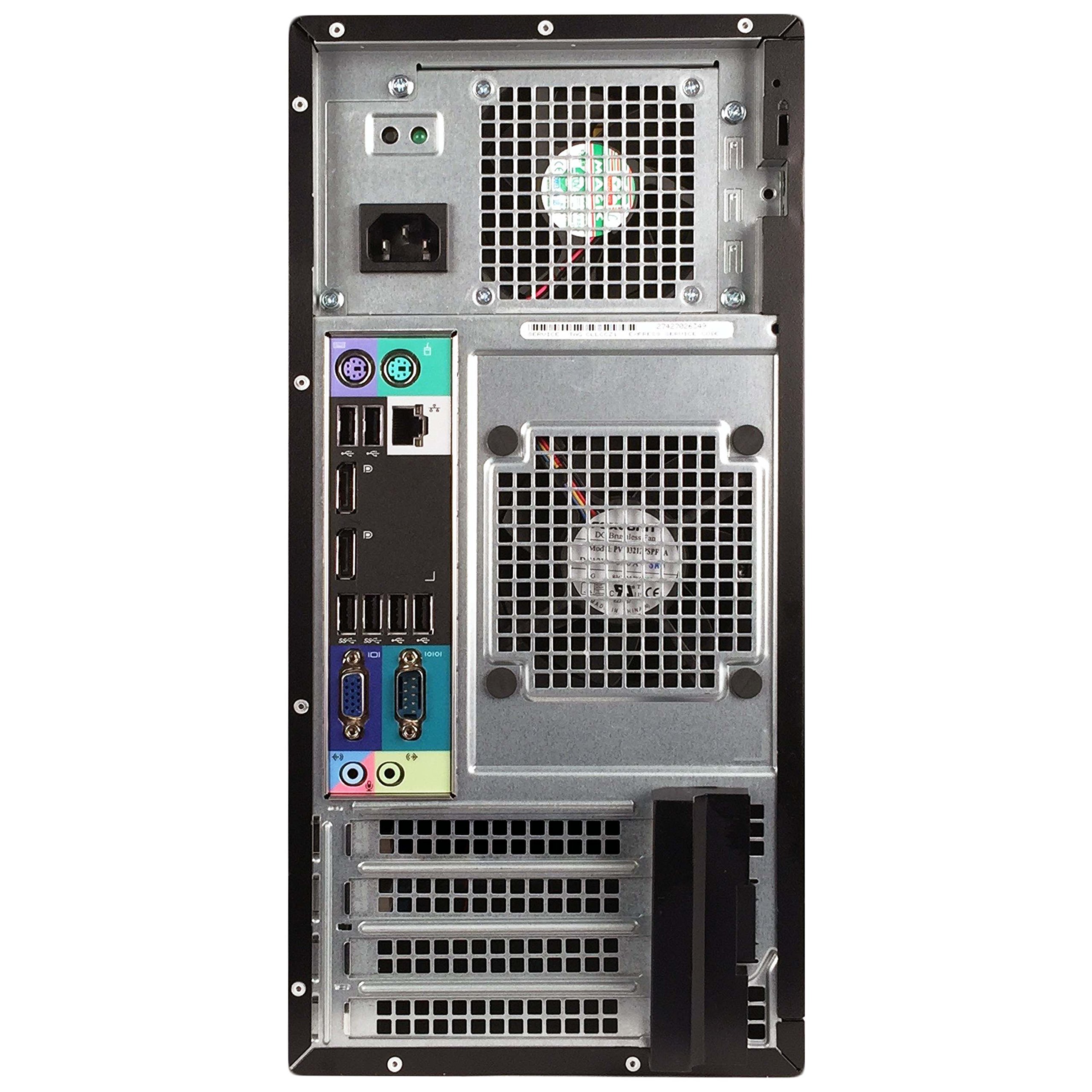 Dell Precision T1650 Tower Desktop PC, Intel Quad Core i7-3770 up to 3.9GHz, 16G DDR3, 2T, DVD, WiFi, BT 4.0, Windows 10 64 Bit-Multi-Language Supports English/Spanish/French(Renewed)