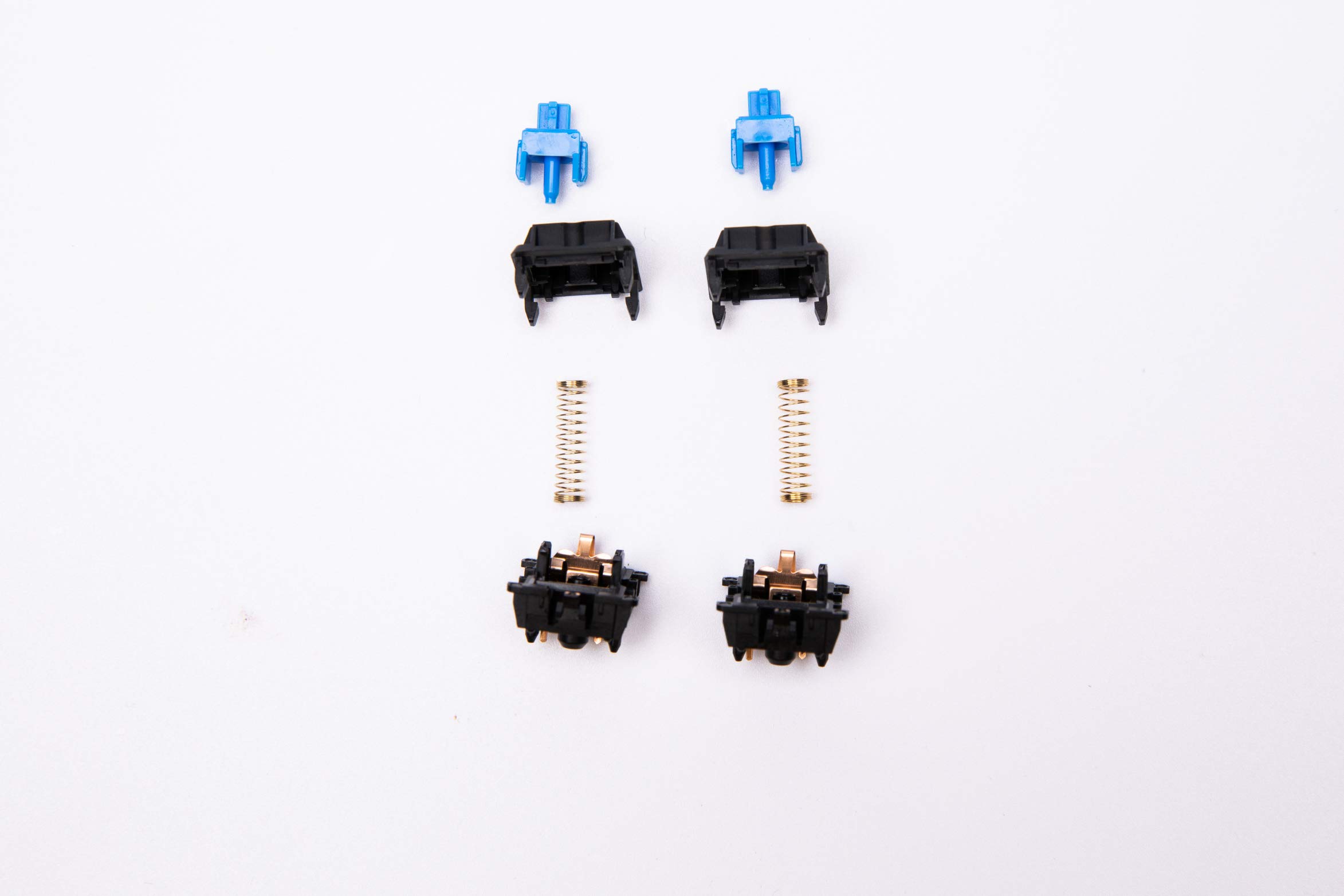 HK Gaming MS-1 Mechanical Key Switches for Mechanical Gaming Keyboards | PCB Mounted | Pre Lubed | 67cN ; Linear (Pro Marlin Blue, 120 Pcs)