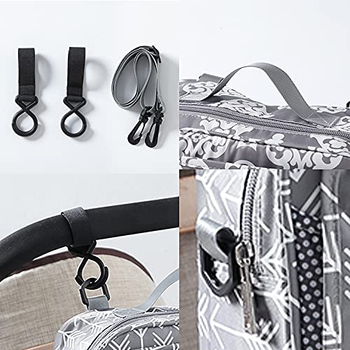Baby Diaper Caddy Bag - Caddy Tote Baby Stroller Bag Nursery Storage Bin for Diapers, Wipes & Toys Small Diaper Bag for Outdoor (Cactus)