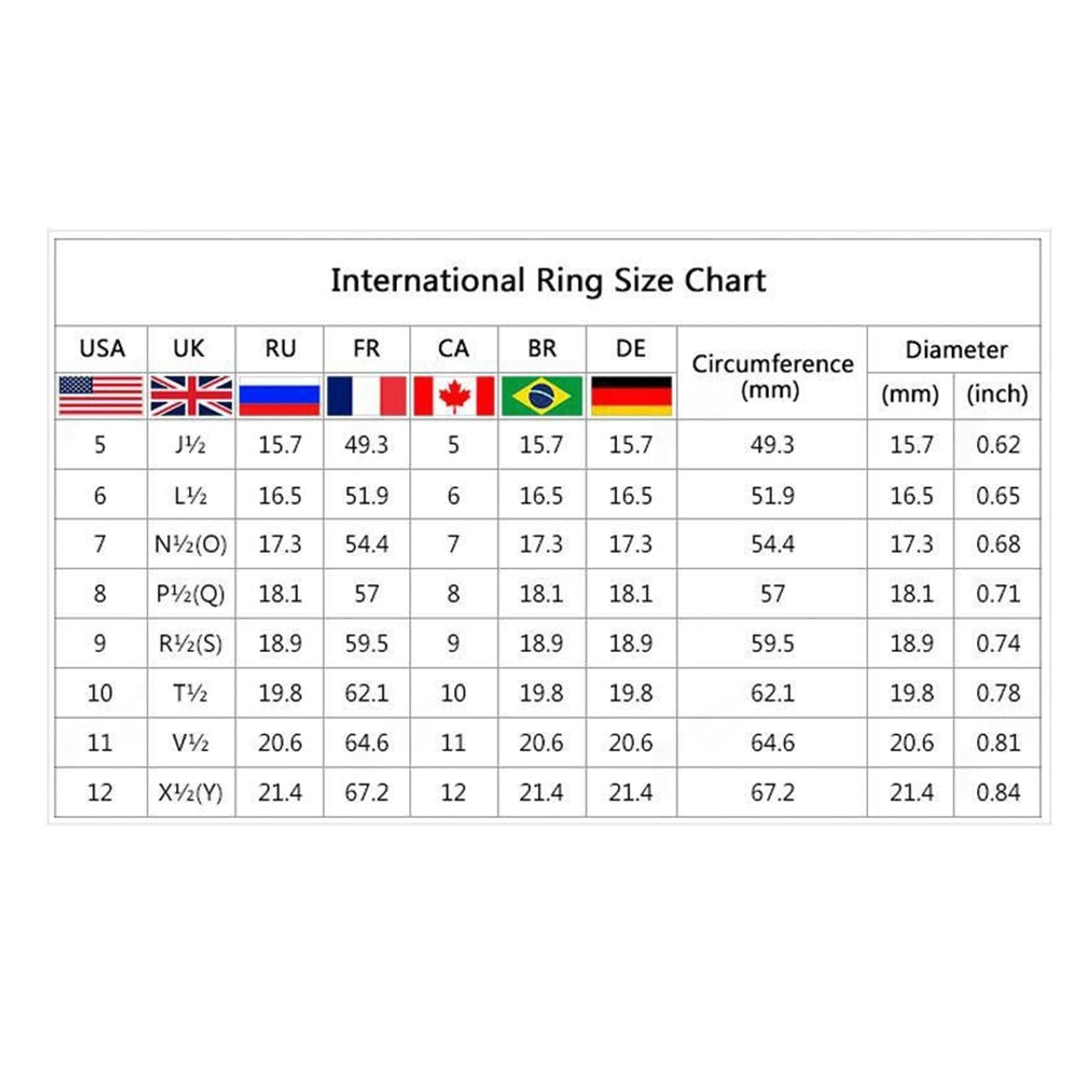 2pcs Diamond Ring, Fashion Luxury Engagement Wedding Jewelry for Women
