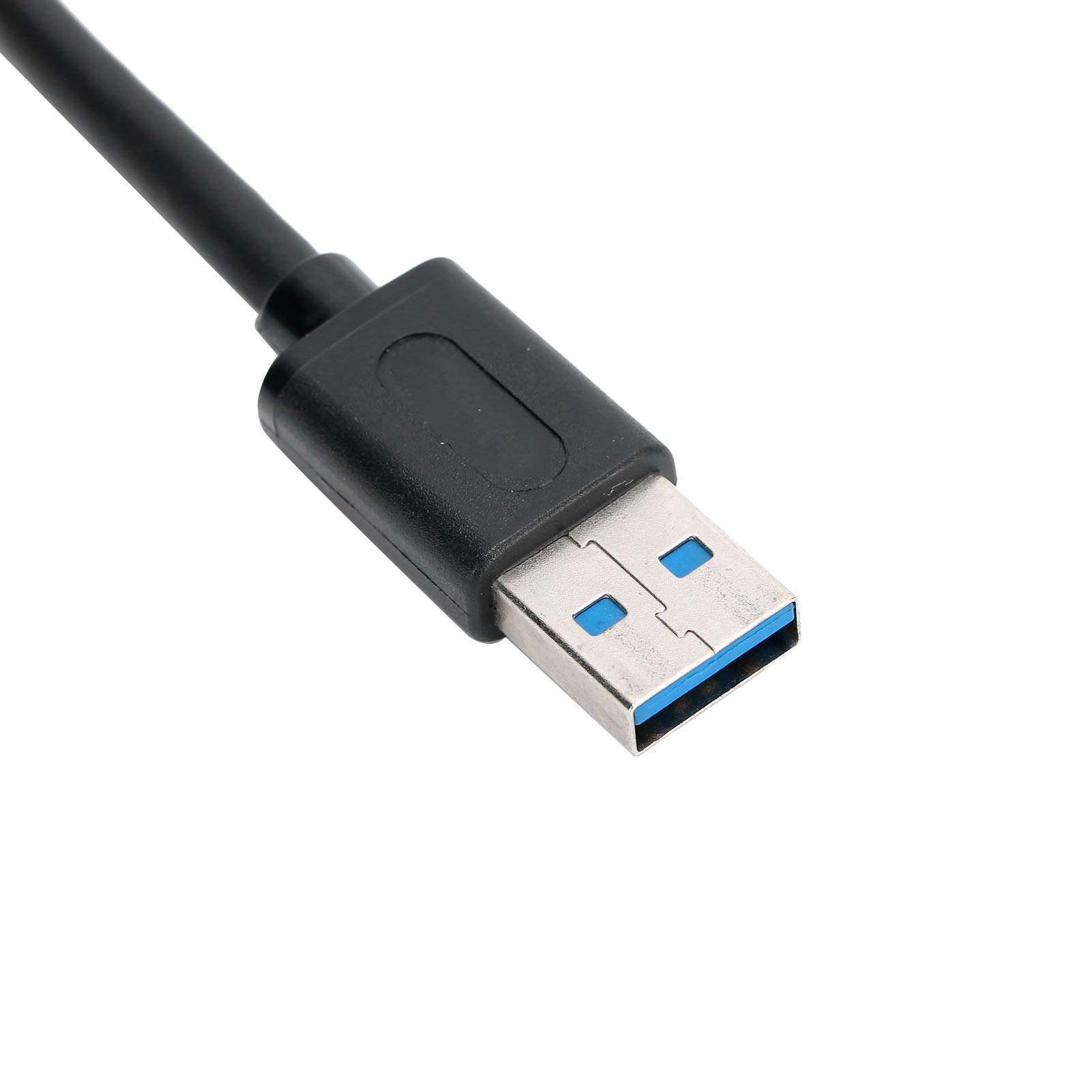 wendeekun Aluminum Portable External Solid State Drive SSD Hard Shell, Solid State Drive M.2 to USB3.1 NVME Key Adapter M2 SSD Hard Shell Computer Accessories,Sturdy and Wear-Resistant