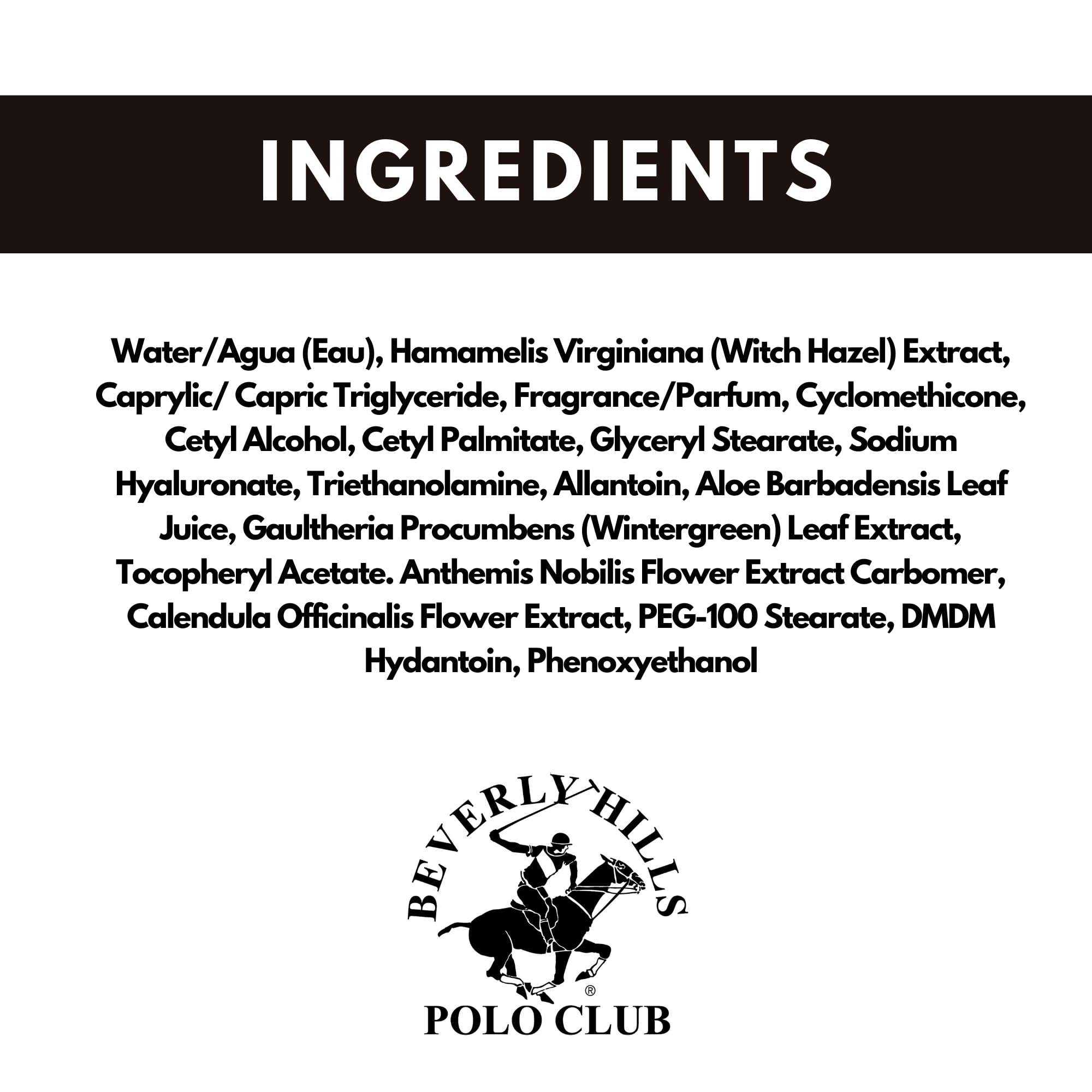 BHPC Blaze by Beverly Hills Polo Club, 5 oz After Shave Balm for Men