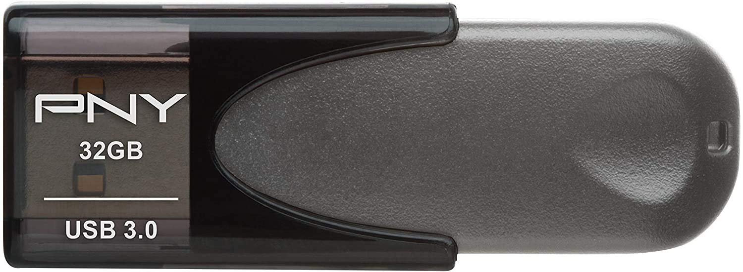 Generic PNY 32GB USB 3.0 Flash Drive Turbo Attaché 4 (Bulk 2 Pack) Works with Computer (P-FD32GTBAT4-GE) Bundle with (1) Everything But Stromboli Lanyard
