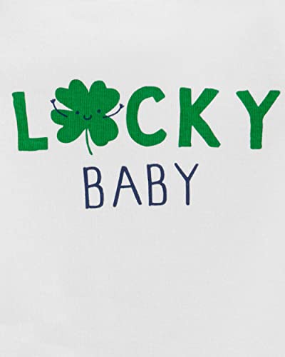 Carter's Unisex Baby 2-Piece St. Patrick's Day Bodysuit Pant Set (18 Months, Green First)