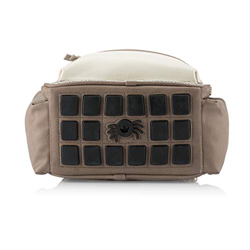 Itzy Ritzy Mini Diaper Bag Backpack β Chic Mini Diaper Bag with Changing Pad, 8 Total Pockets (4 Internal and 4 External), Grab-Top Handle and Rubber Feet (Vanilla Latte)