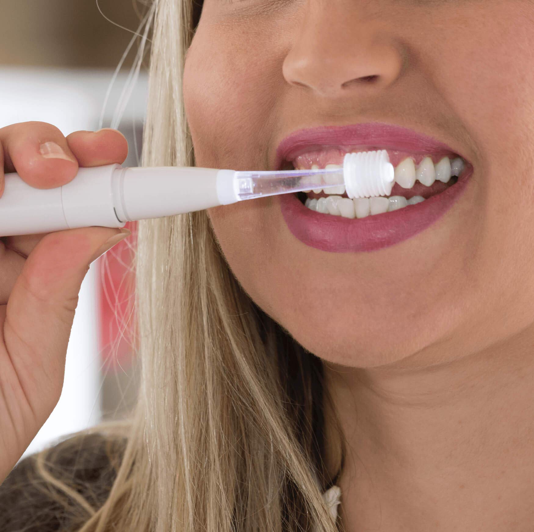 Brilliant Lumi Travel Sonic Toothbrush Replacement Heads - Round Brush Head with Micro Bristles, 2 Heads