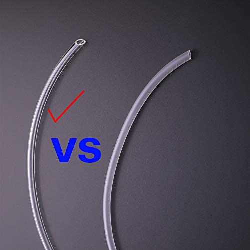 FZONE Aquarium Co2 Proof Tubing ID 3/16 inch 16 feet Clear Food Grade Air Line Tubing